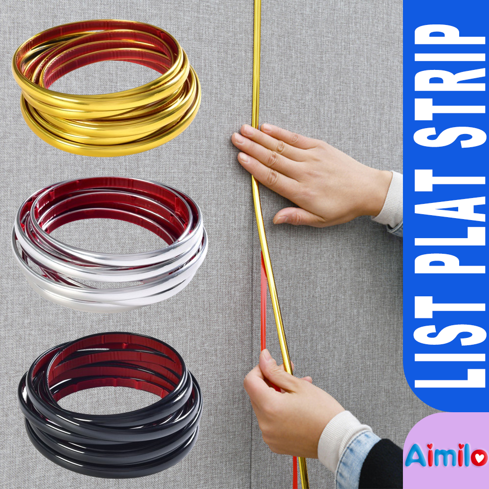 Jual LIST PLAT STRIP MIRROR / LIST PLAT STRIP MIRROR SILVER LIST PLAT ...