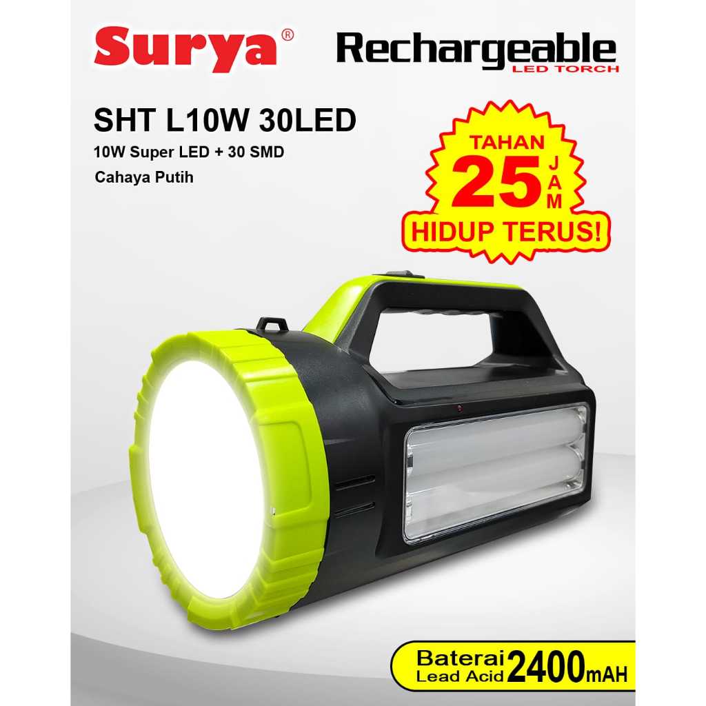 Jual Senter LED SURYA Jumbo 10W SHTL10W 10 WATT Senter Besar SURYA SHT ... Jual Senter LED SURYA Jumbo 10W SHTL10W 10 WATT Senter Besar SURYA SHT ...