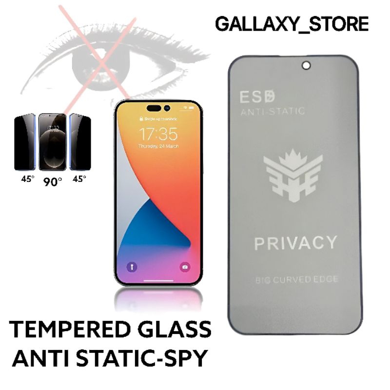 Jual TEMPERED ANTI STATIC SPY SAMSUNG A10 A10S A20S A30S A50S A11 M11 A12 M12 A21S A02S A03S A03 ...