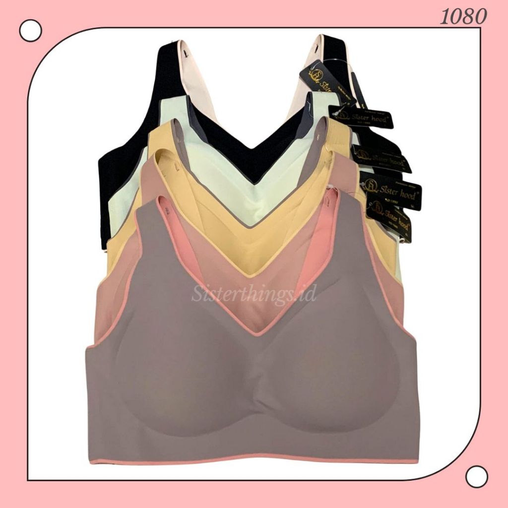 Jual BRA SEAMLESS SISTERHOOD 1080 BUSA TIPIS TANPA KAWAT PREMIUM ...