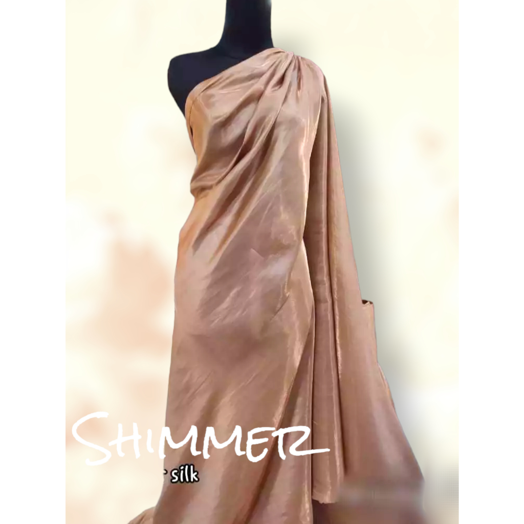 Jual BAHAN KAIN SHIMMER SILK METERAN PREMIUM | Shopee Indonesia