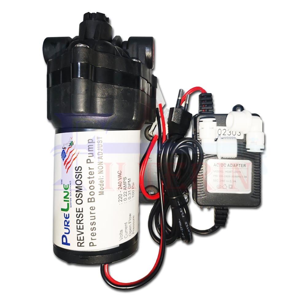 Jual Pompa / Booster Pump Reverse Osmosis / RO PureLine 24 Volt ...