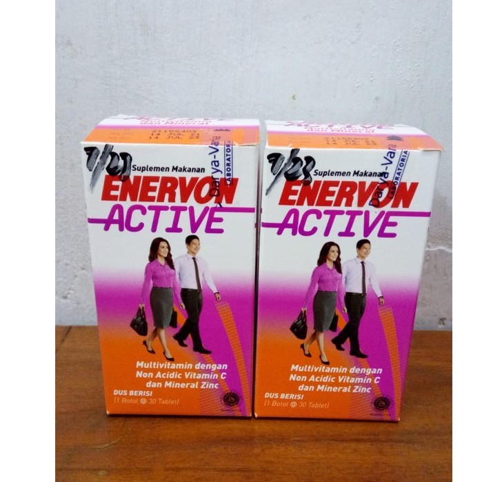 Jual Enervon Active 1 Botol 30 Tablet | Shopee Indonesia