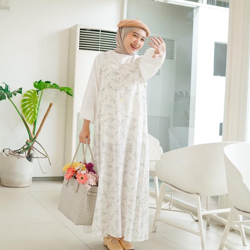 Jual OVERALL DRESS KOREAN STYLE / INARA OVERALL MOTIF / SLOOPY MOTIF ...