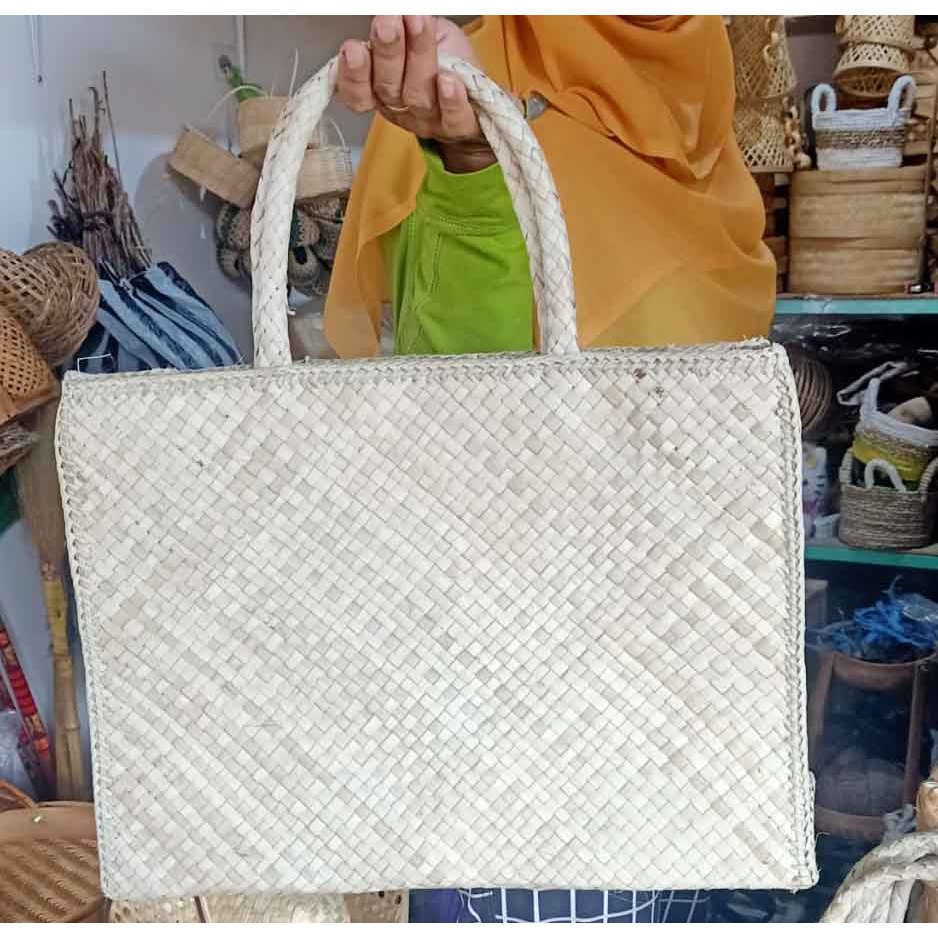 Jual Tas Anyaman Pandan Tas Etnik Belanja Ramah lingkungan | Shopee ...