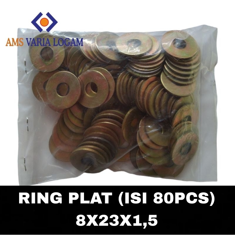 Jual RING PLAT M8 / RING PLAT KUNCI 12 / RING PLAT 8X23 | Shopee Indonesia