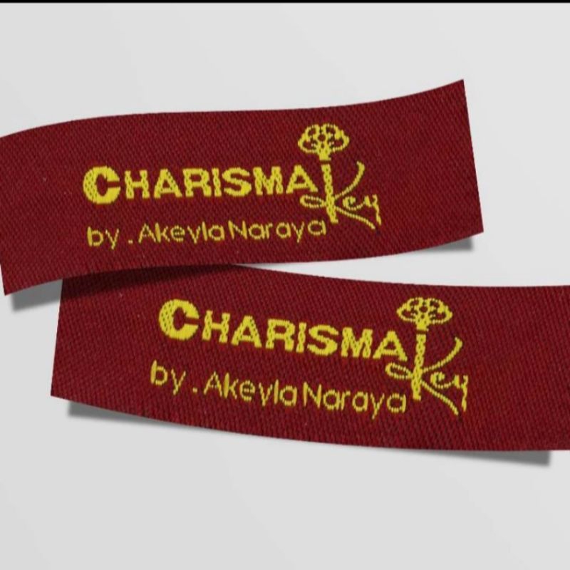 Jual Charisma Label Woven Custom (1000 Lusin) | Shopee Indonesia