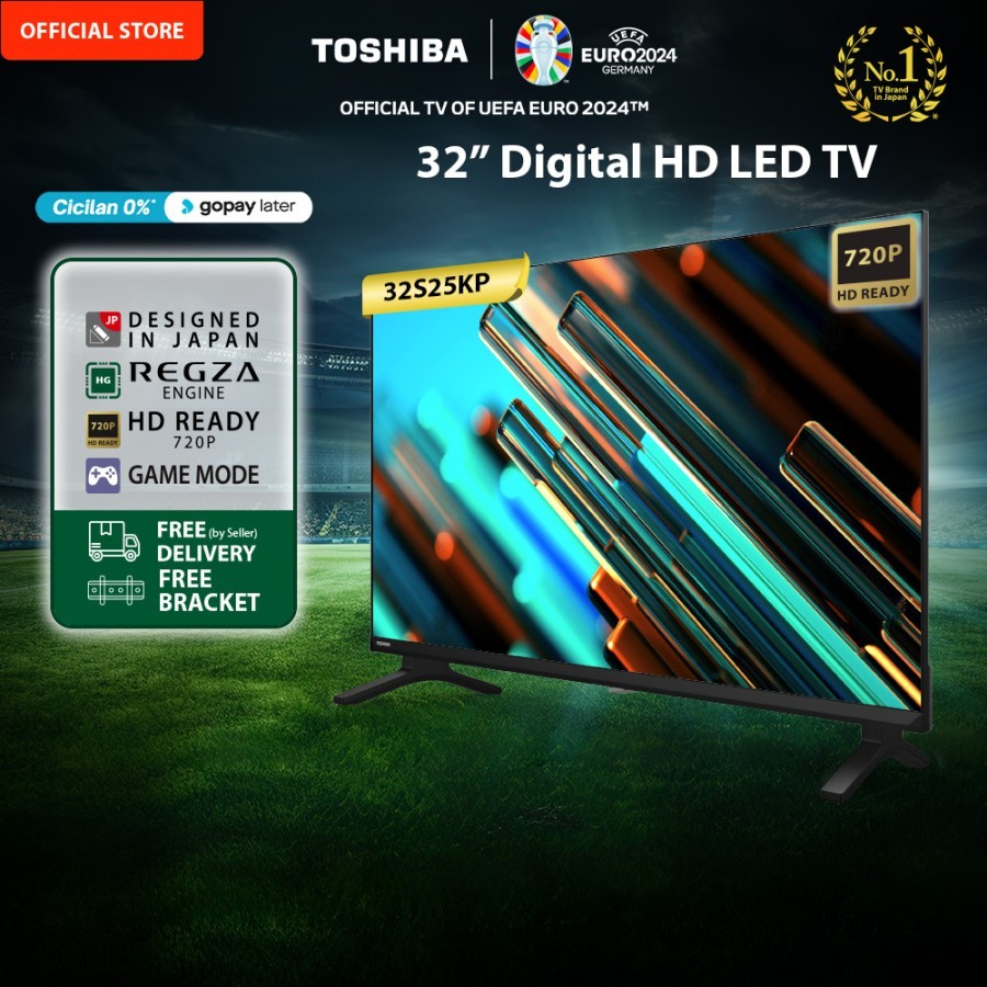 Jual Toshiba TV 32" HD Digital TV-LED-Dolby Audio-Game Mode-REGZA Power Audio- 32S25KP | Shopee ...