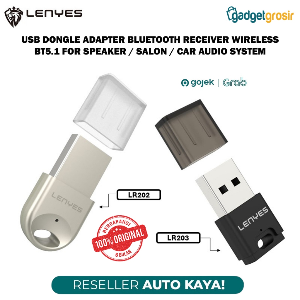 Jual Lenyes USB Dongle Bluetooth Receiver Wireless Adapter BT5.1 LR201 / LR202 / LR203 / LR205 ...