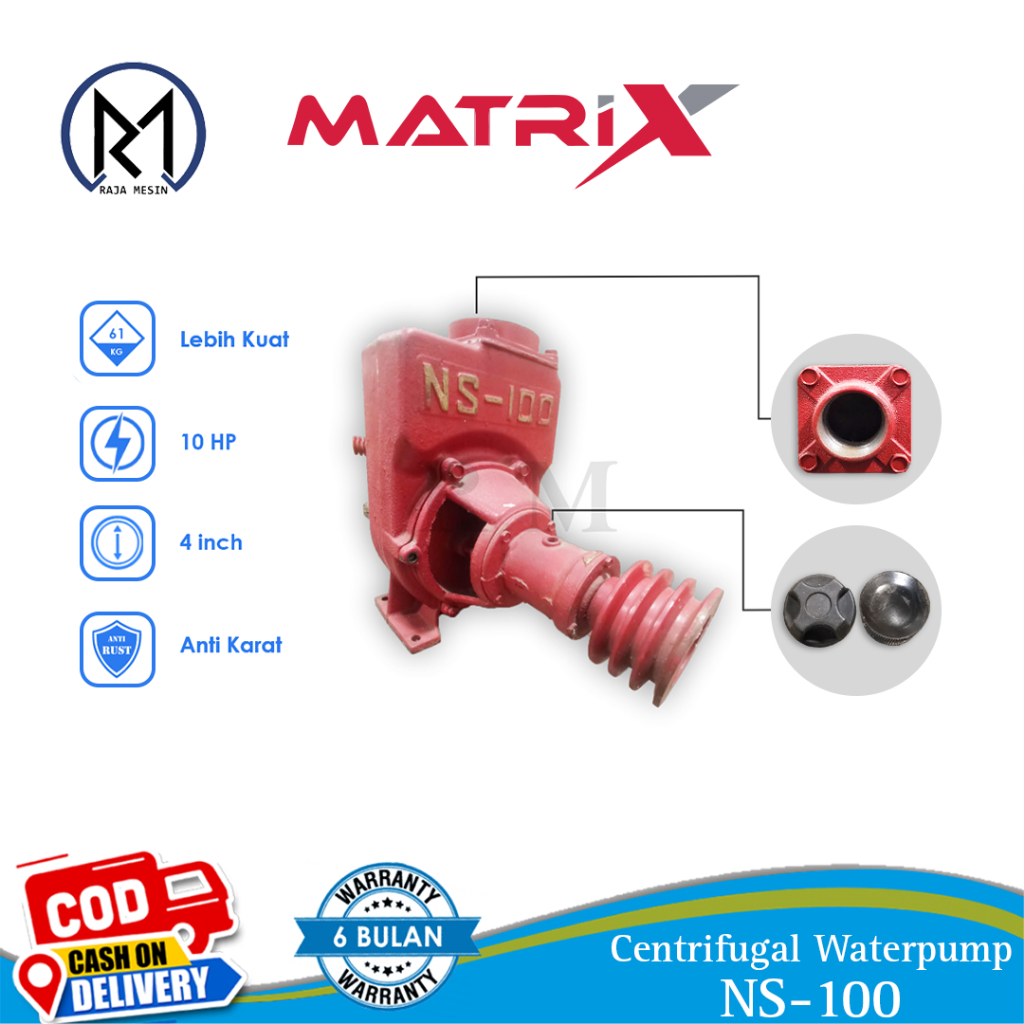 Jual Pompa Air Irigasi / Water Pump NS 100 4 inch MATRIX / MAESTRO ...
