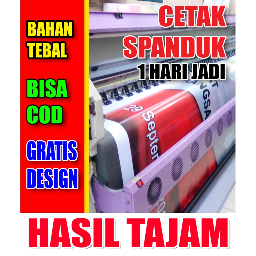 Jual banner |spanduk 1 hari jadi |FREE DESIGN |baner |baliho |banner COD |sepanduk bekasi ...