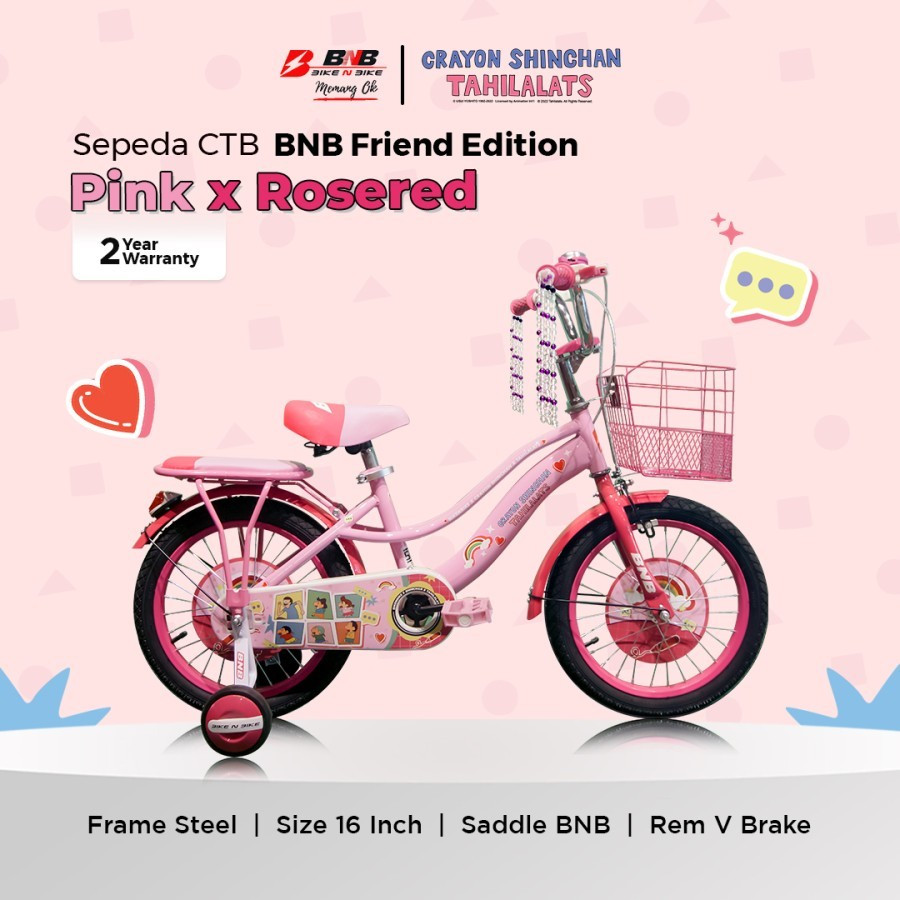 Jual Sepeda Anak City Bike BNB Friends | Shopee Indonesia