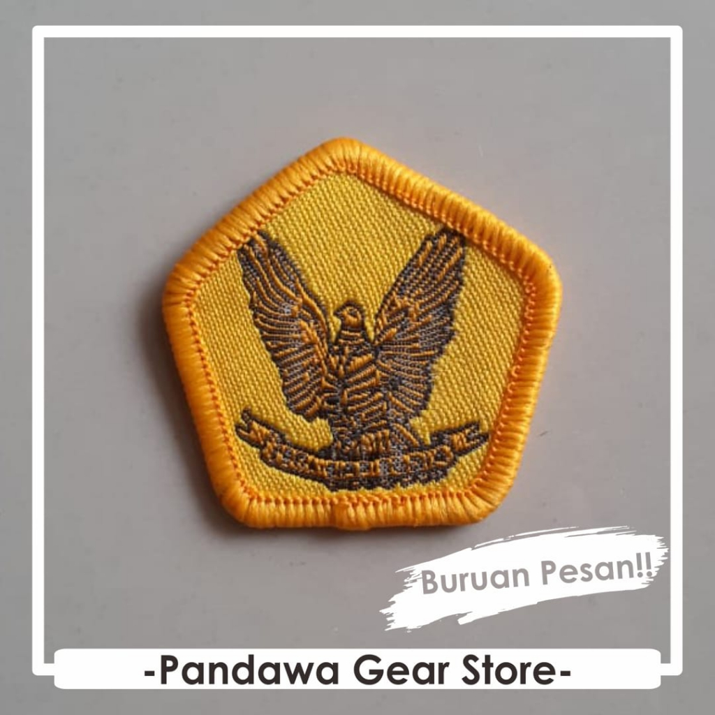 Jual Badge Tanda Jabatan Garuda Penegak Woven SK Terbaru | Shopee Indonesia