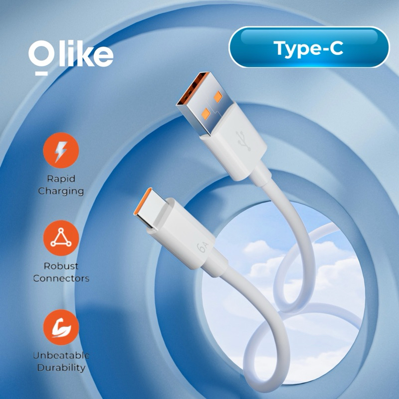 Jual Olike Kabel Data RD011C 2A TYPE-C [ VOOC ] Fast Charging 100CM ...