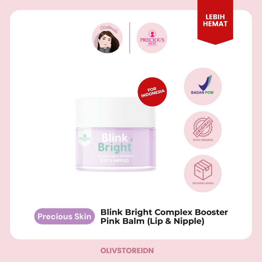 Jual Precious Skin Thailand Blink & Bright Complex Booster Pink Balm ...