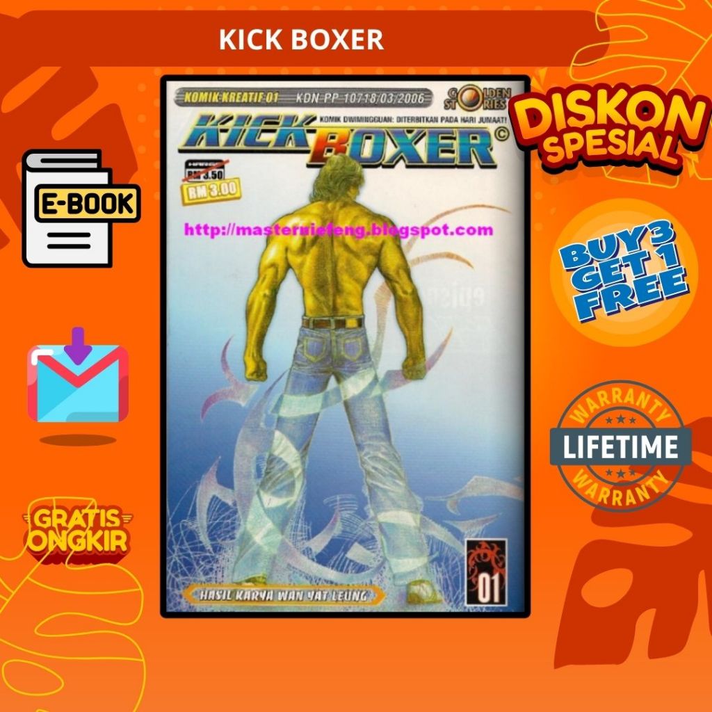 Jual Komik Kick Boxer - Full Colour - Bahasa Melayu - Chapter 1 s.d 6 (End) | Shopee Indonesia