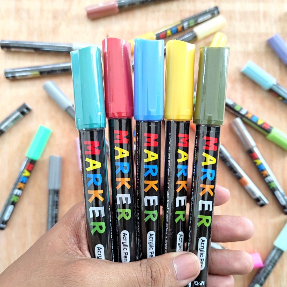 Jual M&G Acrylic Marker / Paint Markers / Spidol Cat Akrilik ...