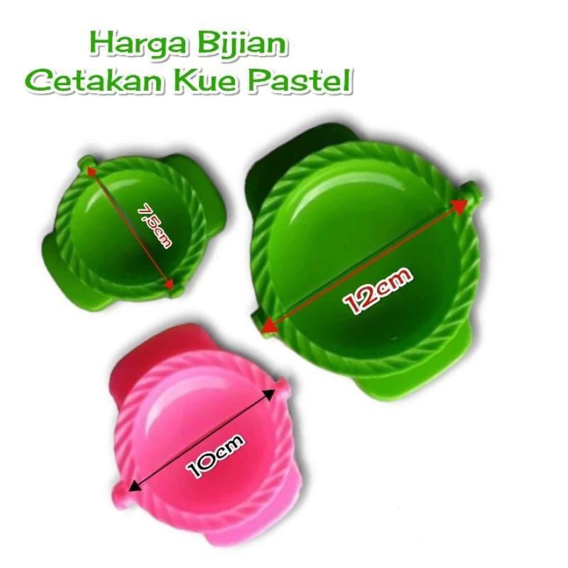 Jual cetakan kue pastel / cetakan pastel 3ukuran warna variasi termurah ...