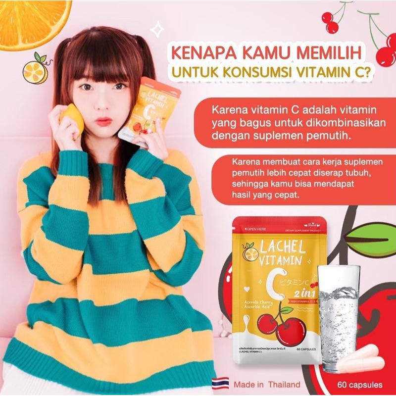 Jual LACHEL VITAMIN C ORIGINAL HALAL | Shopee Indonesia
