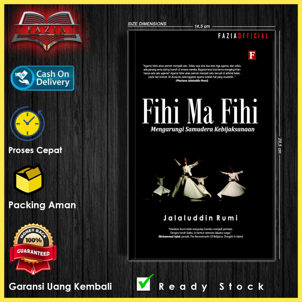 Jual Fihi Ma Fihi Mengarungi Samudera Kebijaksanaan (Jalaluddin Rumi ...