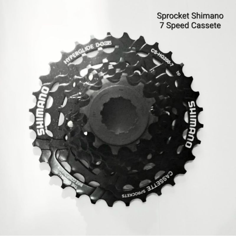 Jual SPROCKET 7 SPEED SHIMANO HG200 32T GIR BELAKANG FREEWHEEL SEPEDA ...