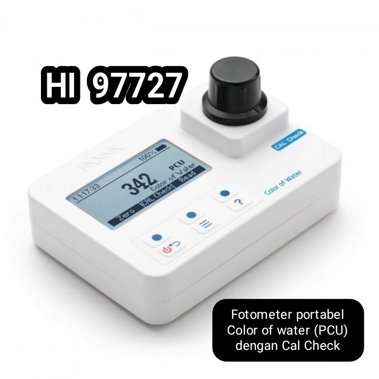 Jual HI-97727 Fotometer portabel Color of water (PCU) dengan Cal Check ...
