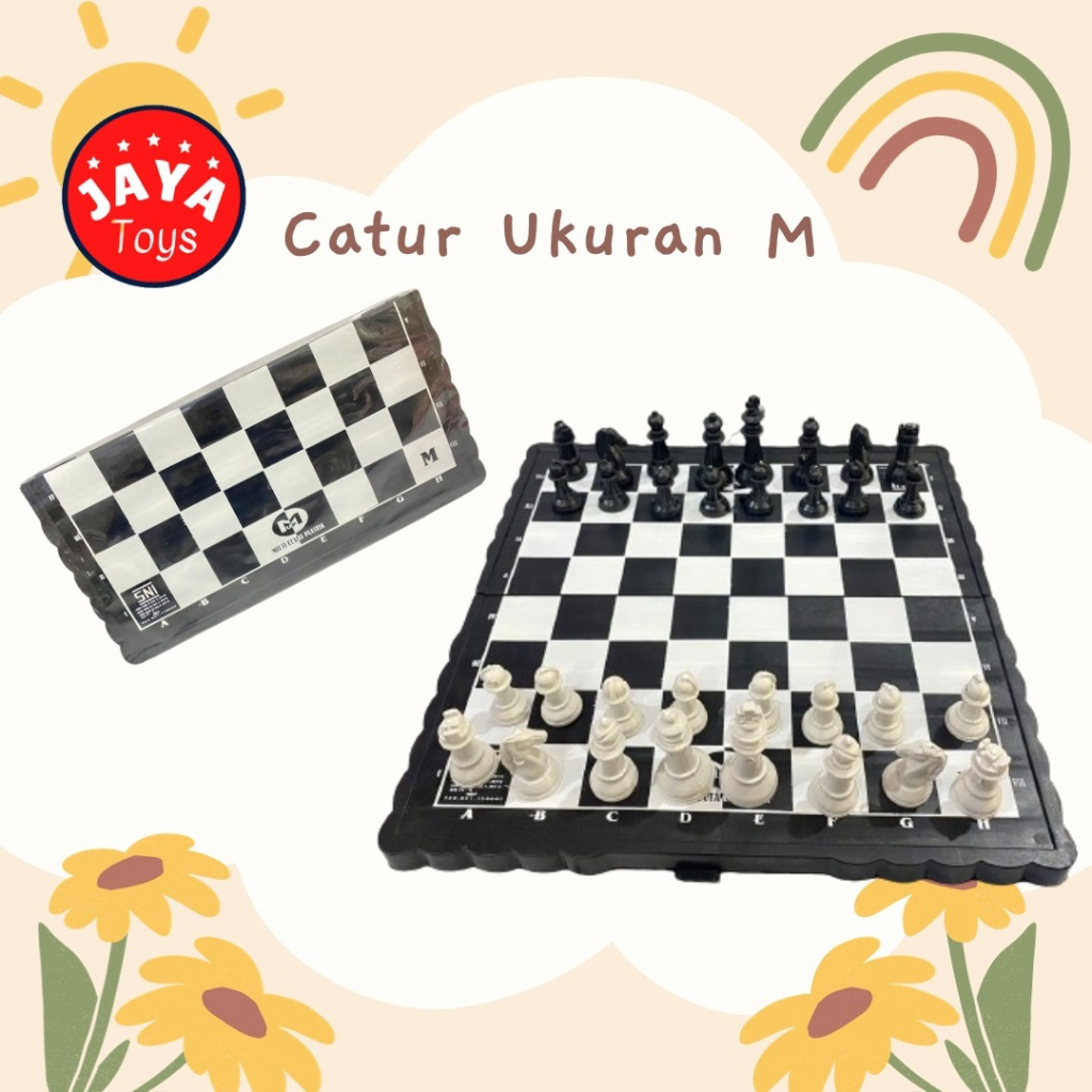 Jual Papan Catur Plastik Chess Board Games Ukuran M | Shopee Indonesia