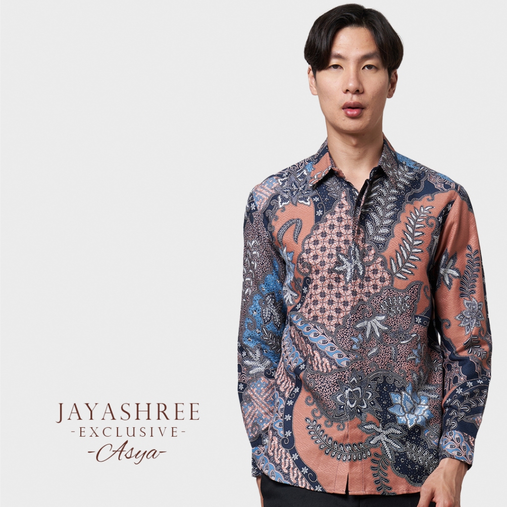 Jual JAYASHREE - Exclusive Slimfit Asya - Kemeja Batik Pria Lengan ...