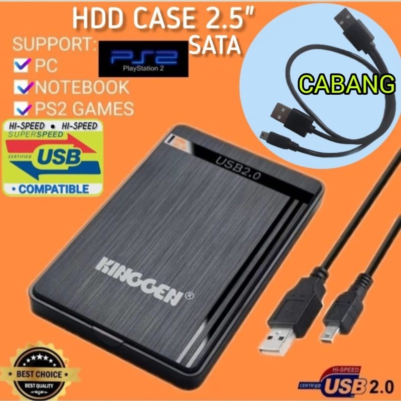Jual HDD/SSD CASE 2.5" SATA USB 2.0/EXTERNAL ENCLOSURE | Shopee Indonesia
