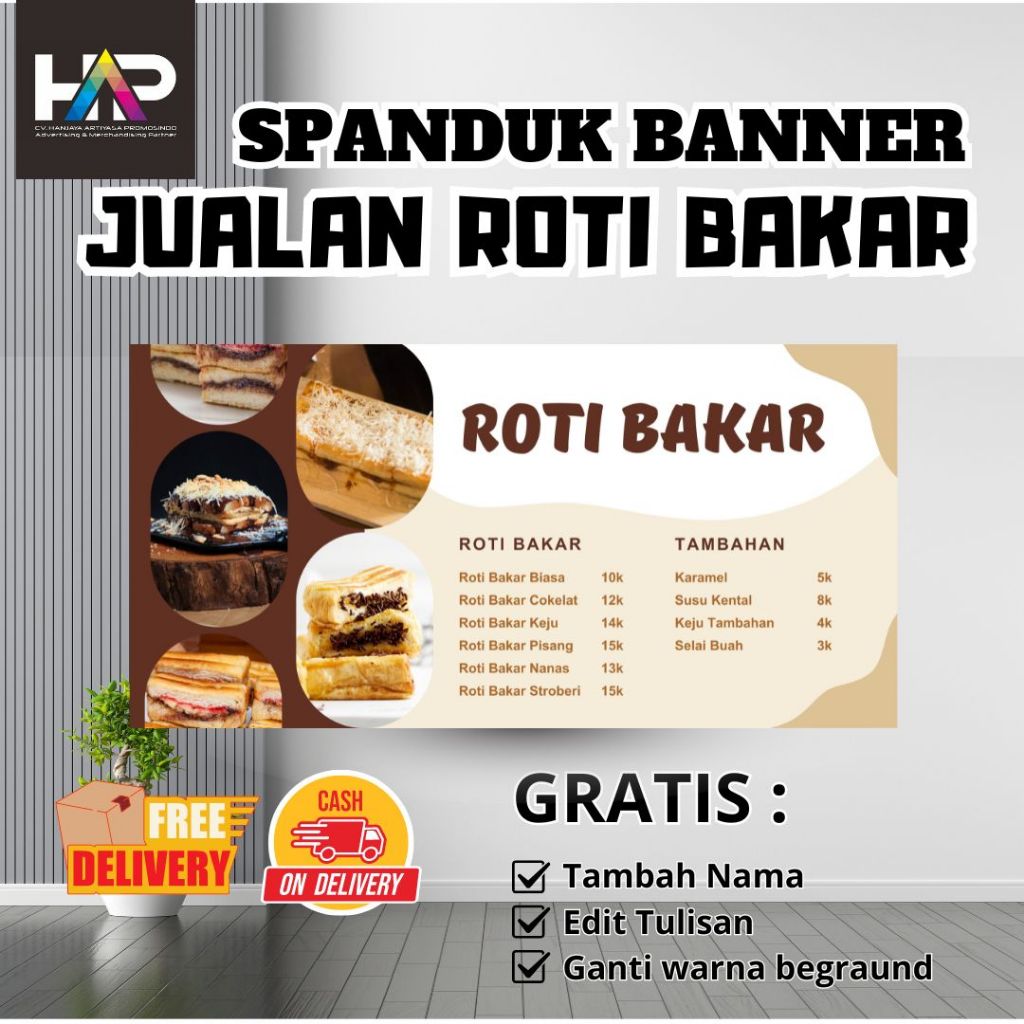 Jual SPANDUK BANNER JUALAN ROTI BAKAR | BANNER JUALAN JAJAN KEKINIAN ...