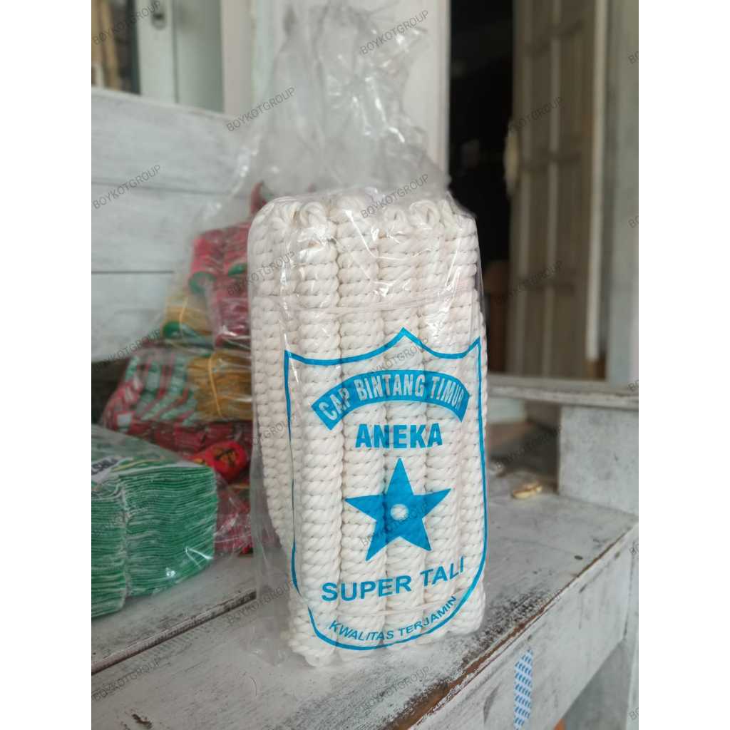 Jual promo tali pramuka serat -+5M tali serat pramuka 20 biji cap ...