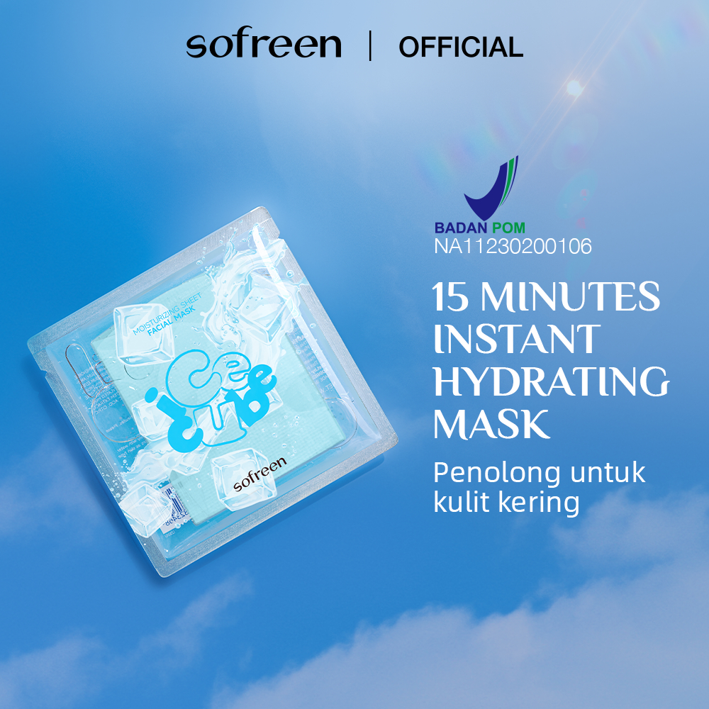 Jual Sofreen 15 Minutes Instant Hydrating Mask Ice Cube Moisturizing ...