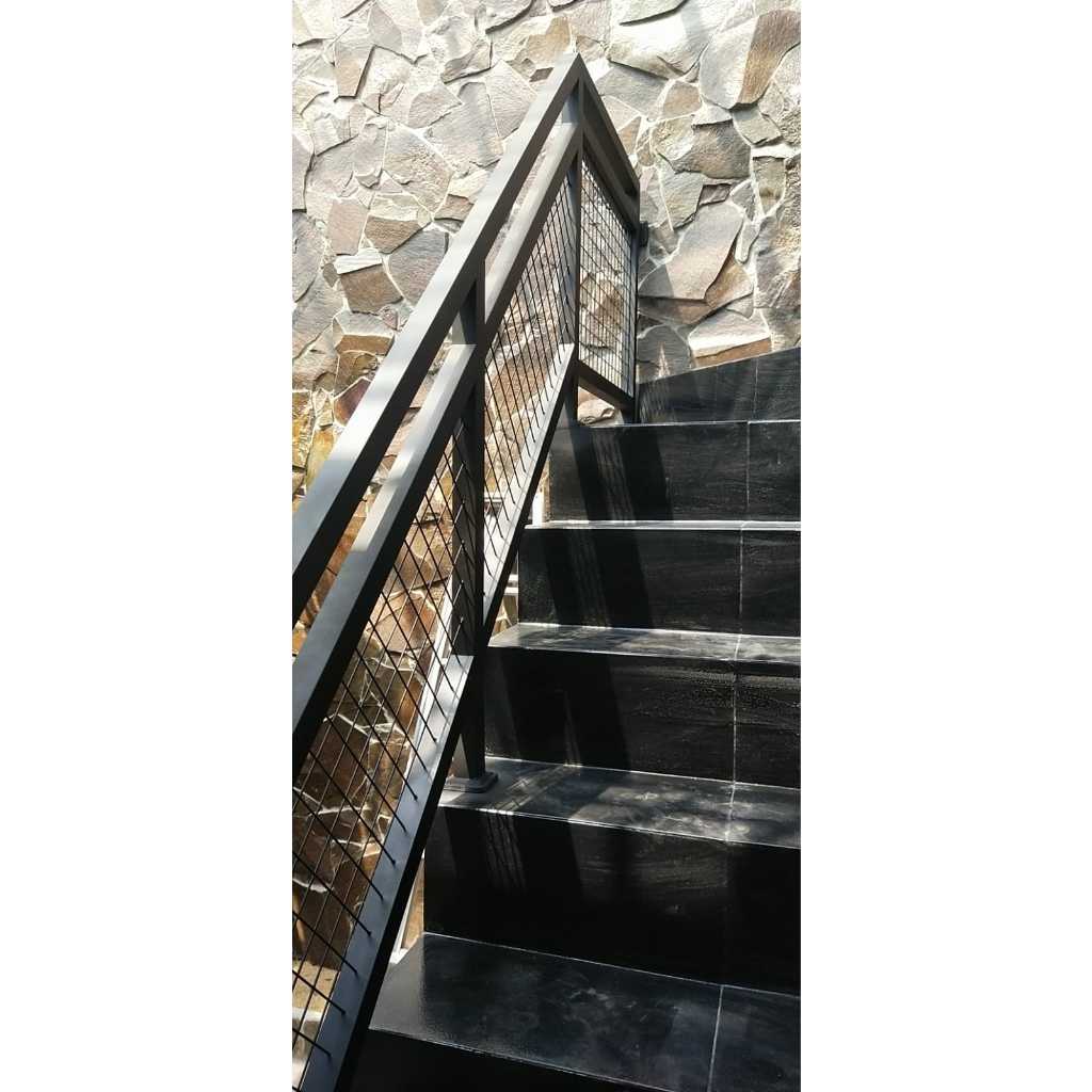 Jual Railing expanded industrial warna hitam doff | Shopee Indonesia