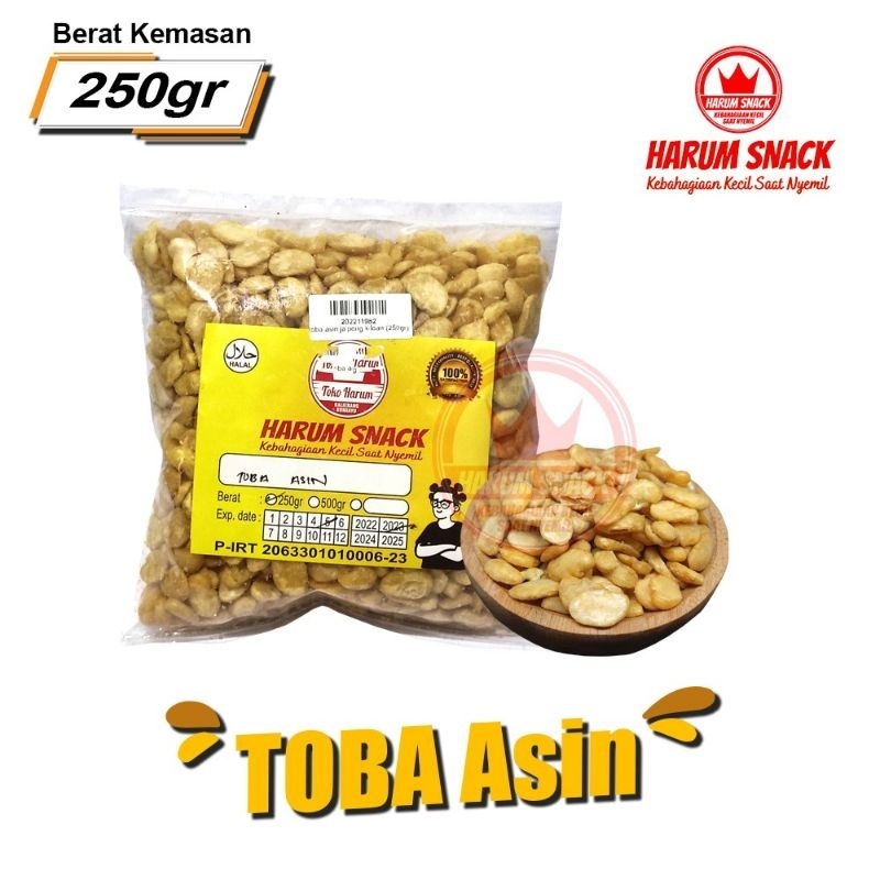 Jual KARA KUPAS ASIN TOBA 250 Gram [Harum Snack Official] | Shopee ...