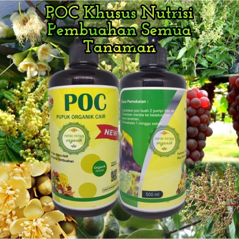 Jual Pupuk Organik Cair Tanaman Buah dan Sayur 500 ml Organik Multimikroba Aktif | Shopee Indonesia