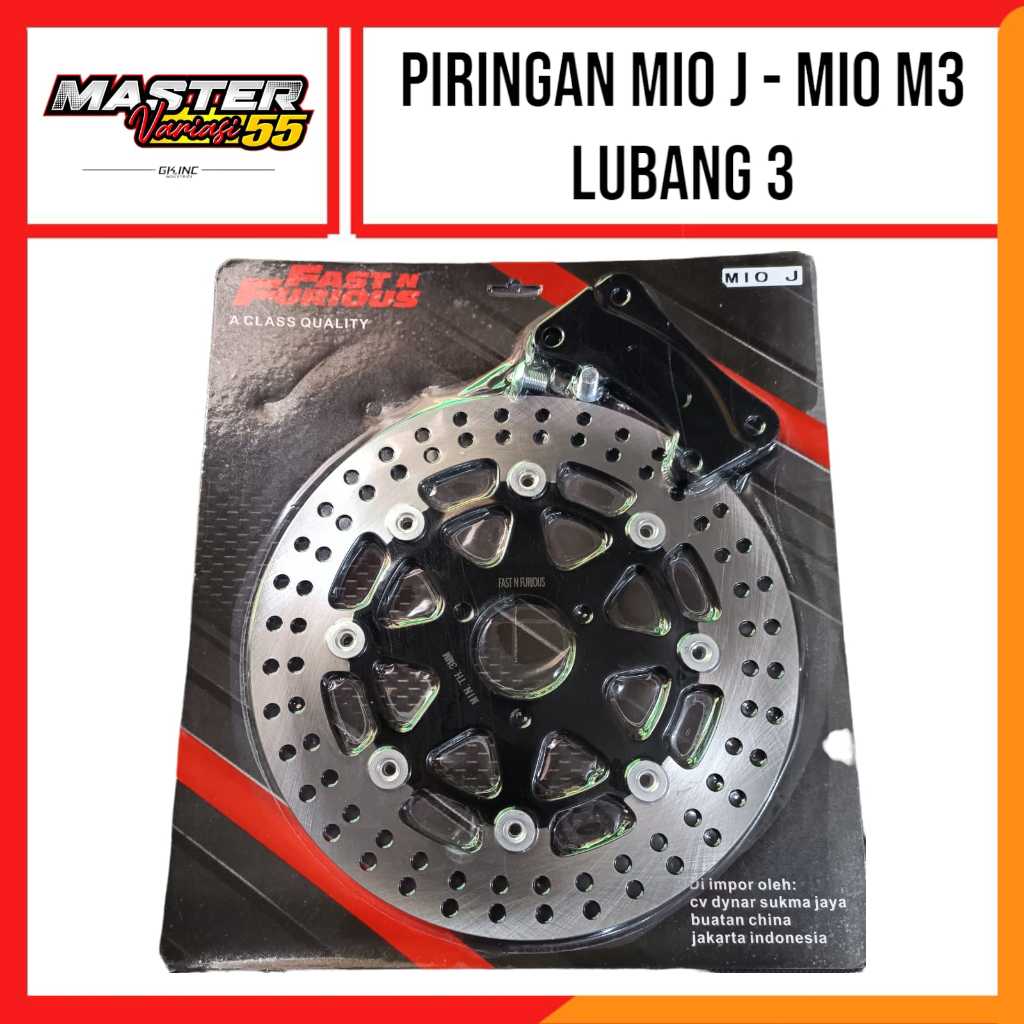 Jual PIRINGAN DISK BELAKANG LEBAR YAMAHA MIO FLOATING WARNA IMPORT MIO ...