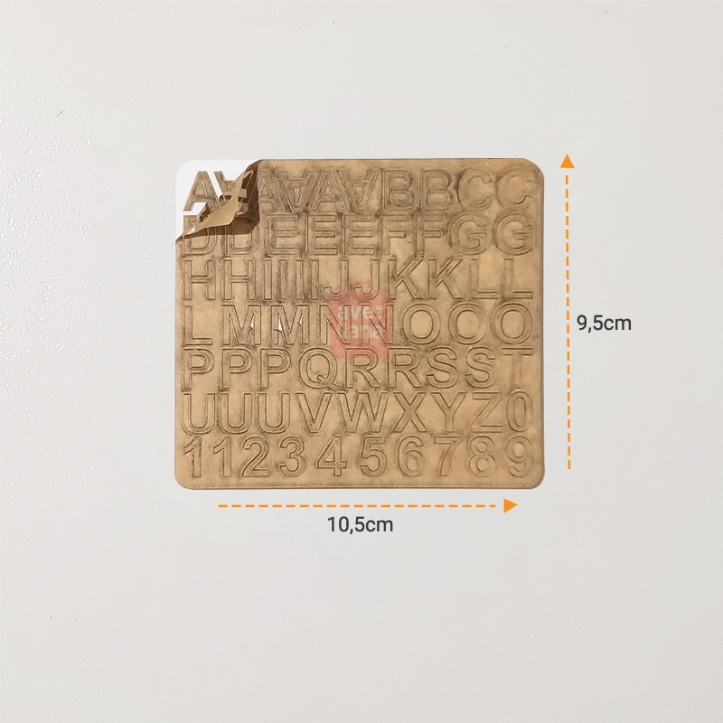 Jual Stiker Timbul Akrilik Abjad Angka Huruf Besar dan Kecil Scrapbook ...