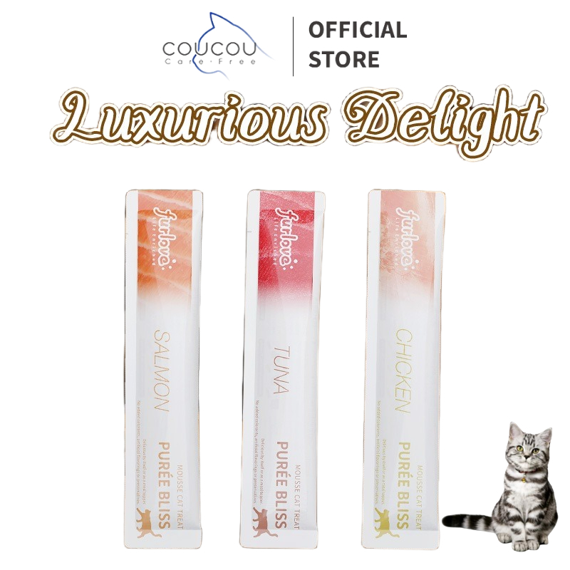 Jual coucou furlove snack kucing murah15g protein bar snack cat food ...