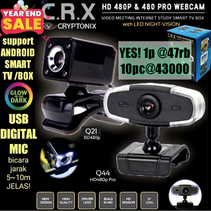 Jual 【WEBCAM NIGHT VISION HD 480 'PRO' Q198】 | Shopee Indonesia