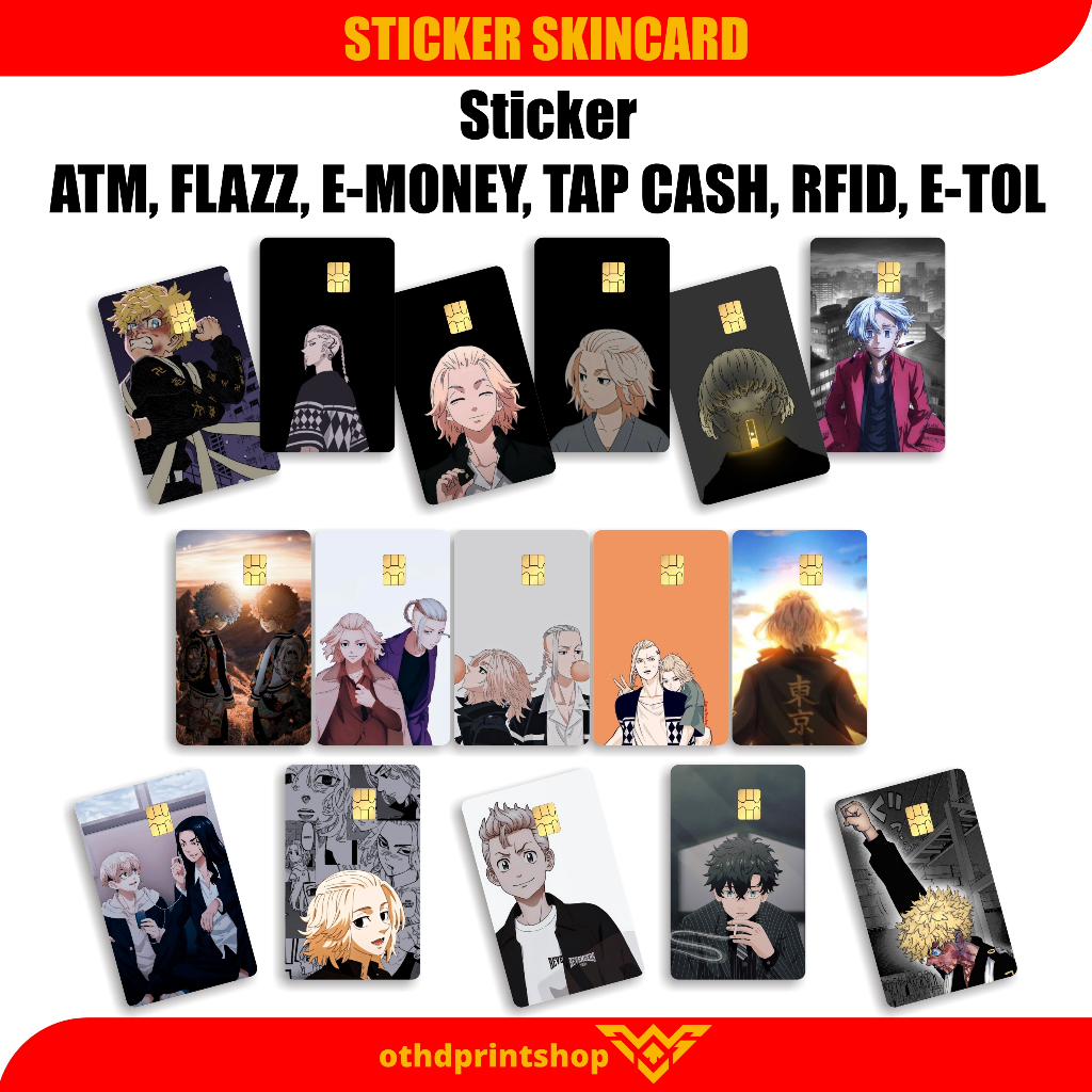 Jual Stiker Sticker Garskin Kartu Atm Skin Card Anime - Stiker Kartu ...