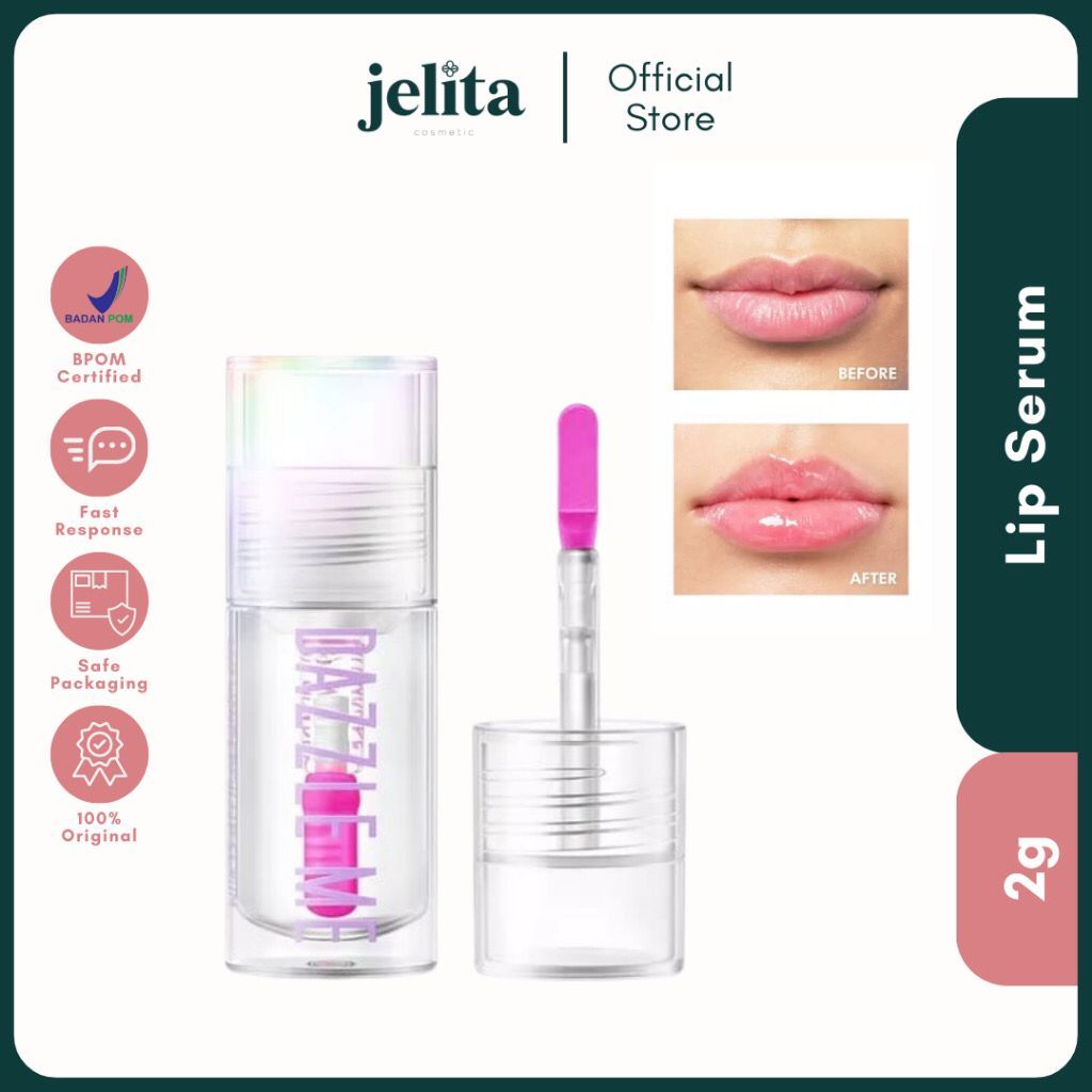 Jual Jelita Cosmetics - Dazzle Me 24/7 Wonderfullip Serum / Lip Serum | Shopee Indonesia