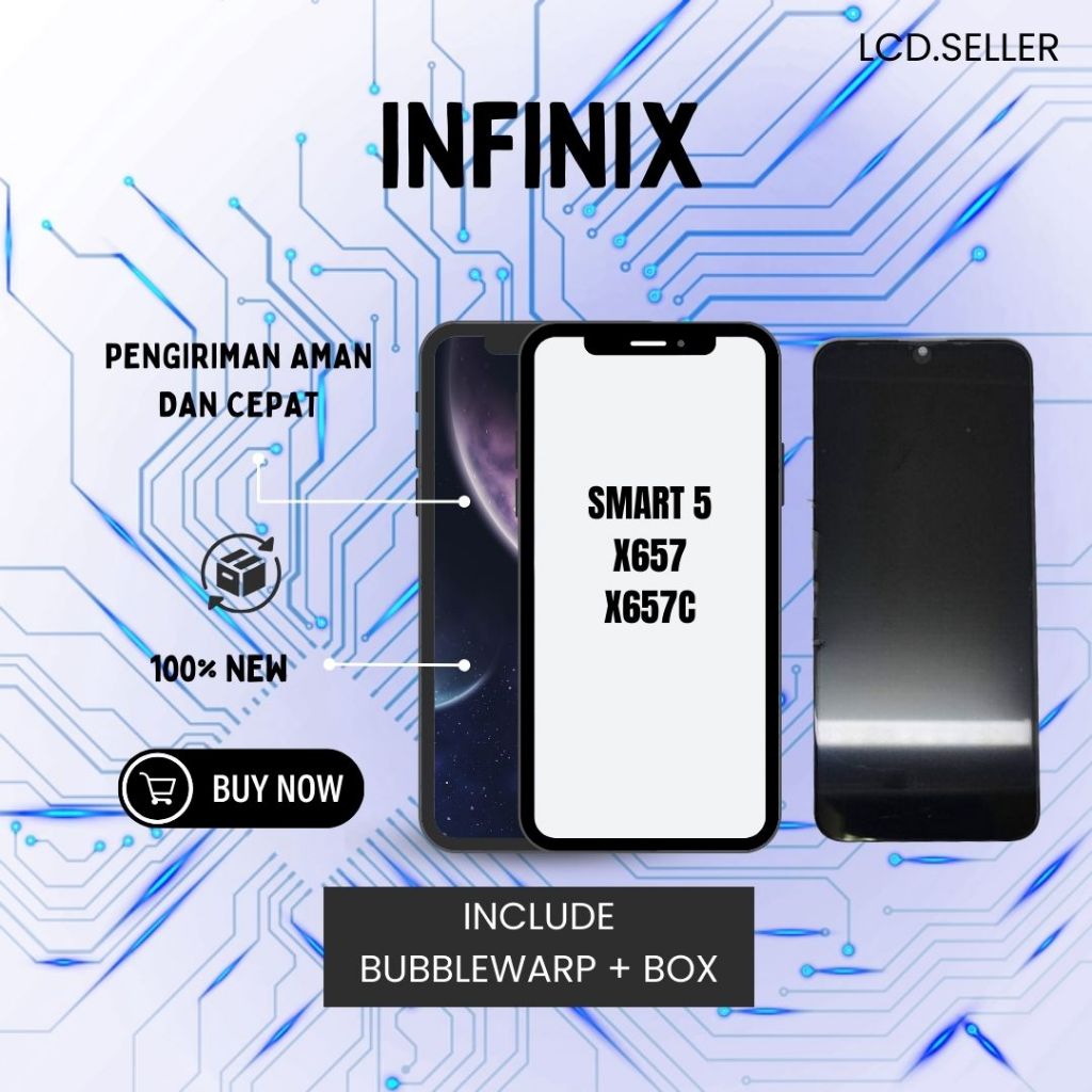 Jual LCD INFINIX SMART 5 / X657 / X657B / X657 / X659B / X658E / X657C ...