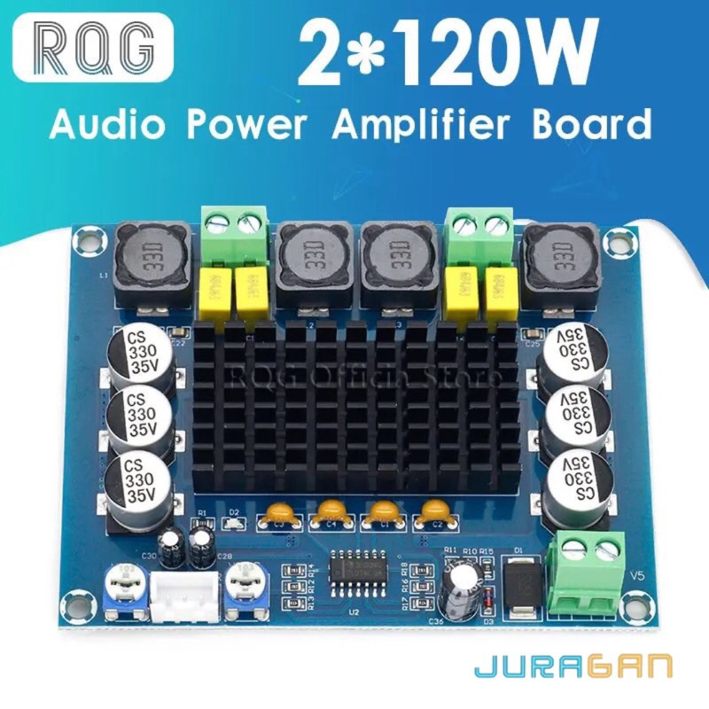 Jual TPA3116D2 2 x 120W Dual-channel Stereo High Power Digital Audio Power Amplifier Class D XH ...
