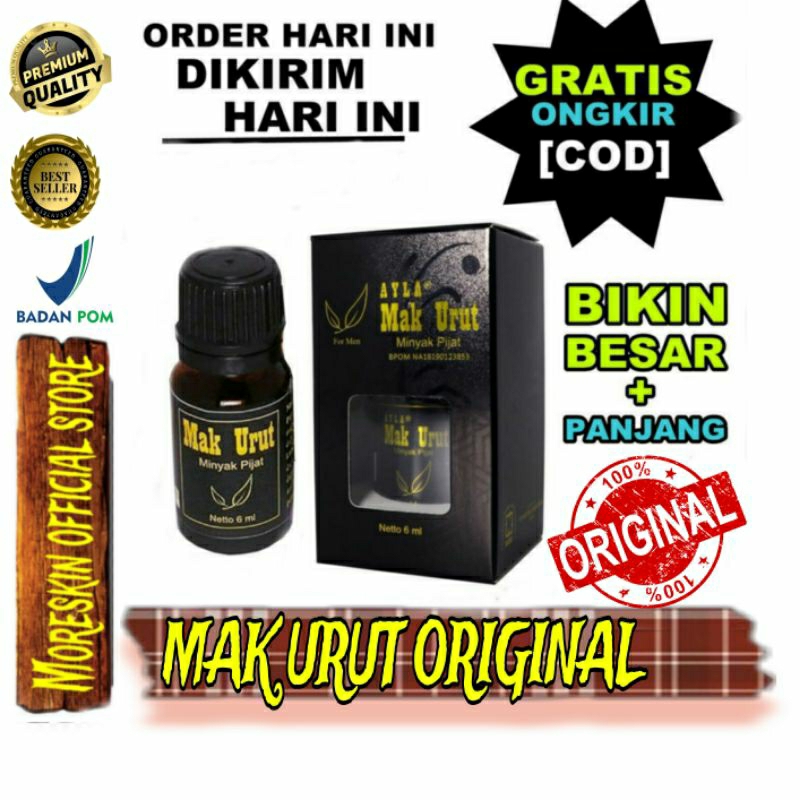 Jual MAK URUT ORIGINAL 100% ASLI NASA PEMBESAR ALAT VITAAL PRIA PANJANG KUAT TAHAN LAMA | Shopee ...