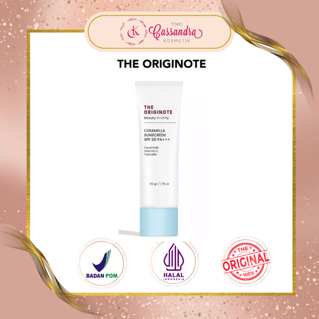 Jual THE ORIGINOTE CERAMELLA SUNSCREEN SPF 50 PA+++ 50GR | Shopee Indonesia