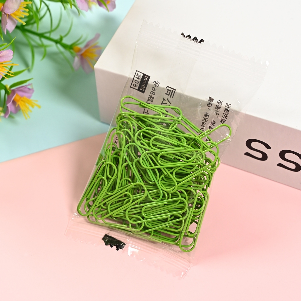 Jual Paper clip metalik/clip metalik/jepitan kertas/klip kertas/klip ...