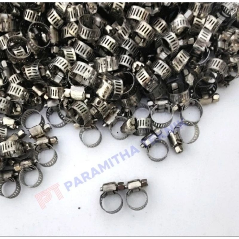 Jual Klem selang 1/2 inch / hose clamp stainless steel 1/2" Taiwan ...