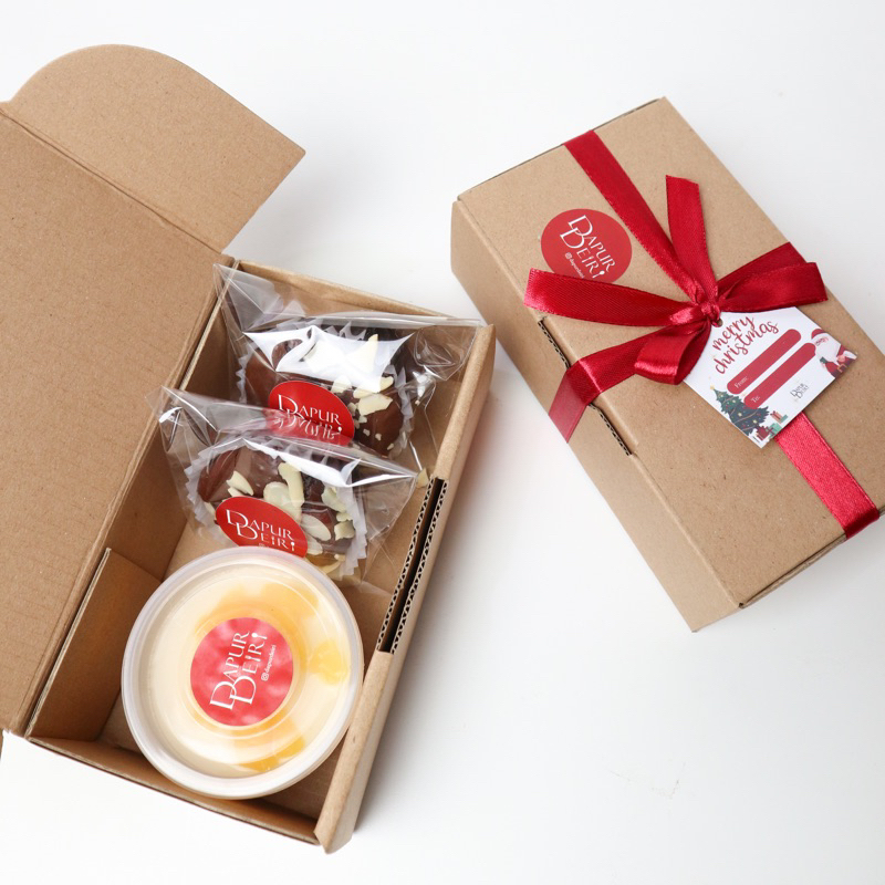 Jual Custom Box 3 Pudding & Brownies Cup (CNY Edition Available ...