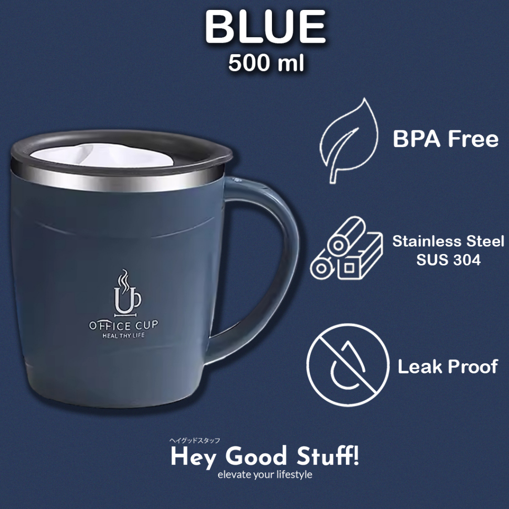 Jual MUG GELAS KOPI AESTHETIC STAINLESS STEEL 304 TAHAN PANAS ANTI ...