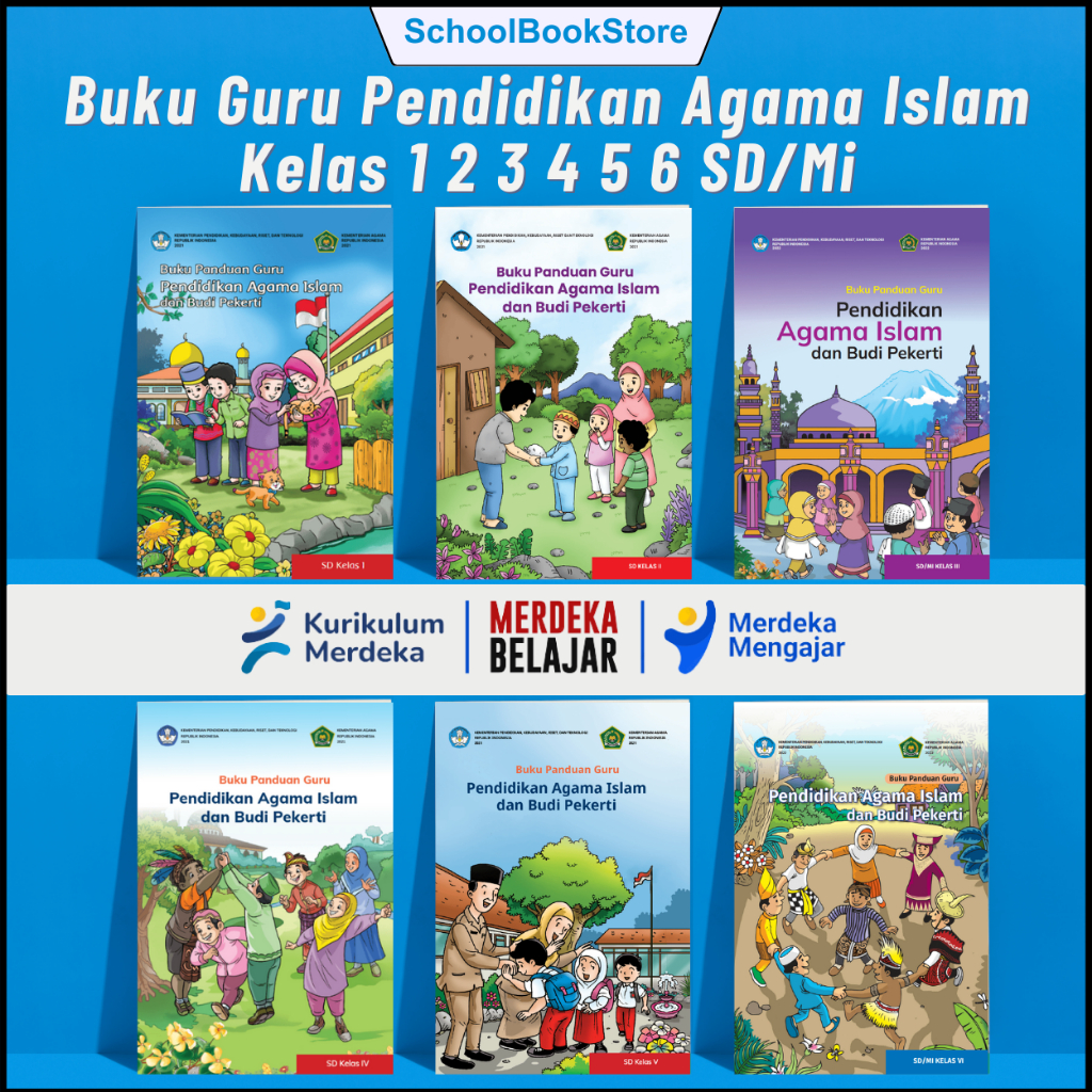 Jual Buku Guru Pendidikan Agama Islam Kelas 1,2,3,4,5,6 SD MI Kurikulum Merdeka Untuk Pegangan ...